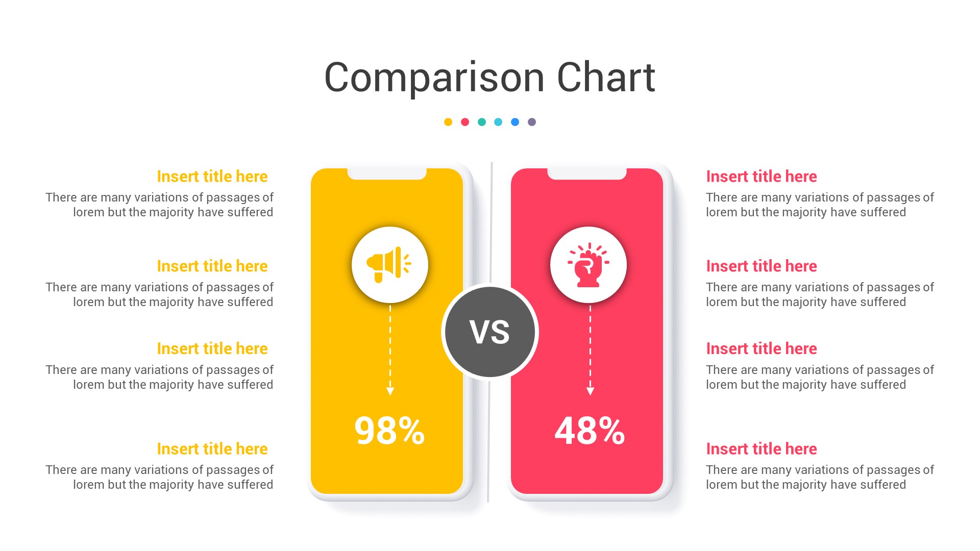 Pro-Comparison Diagram PowerPoint Template, Presentation Templates