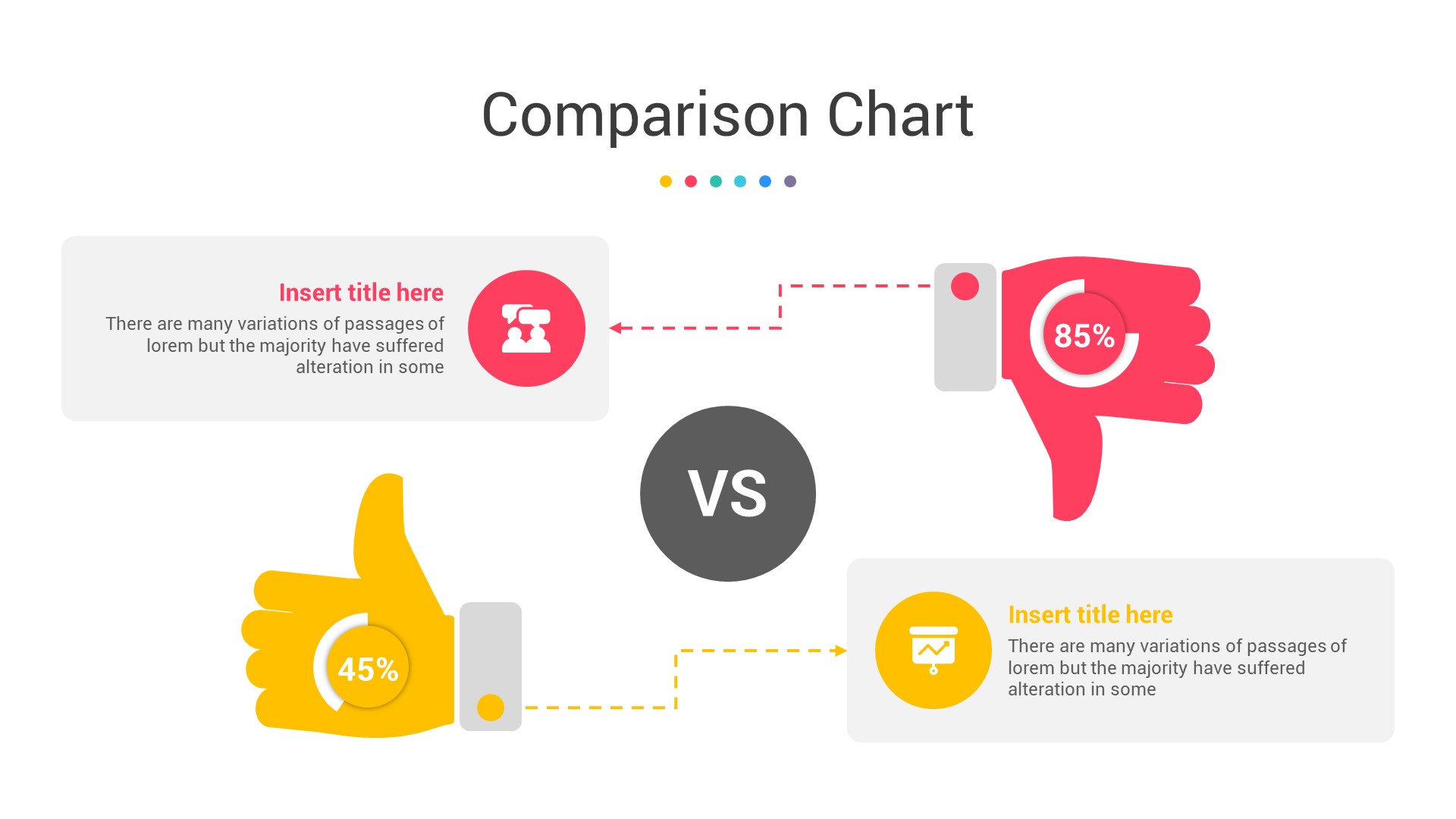 Pro-Comparison Diagram PowerPoint Template, Presentation Templates