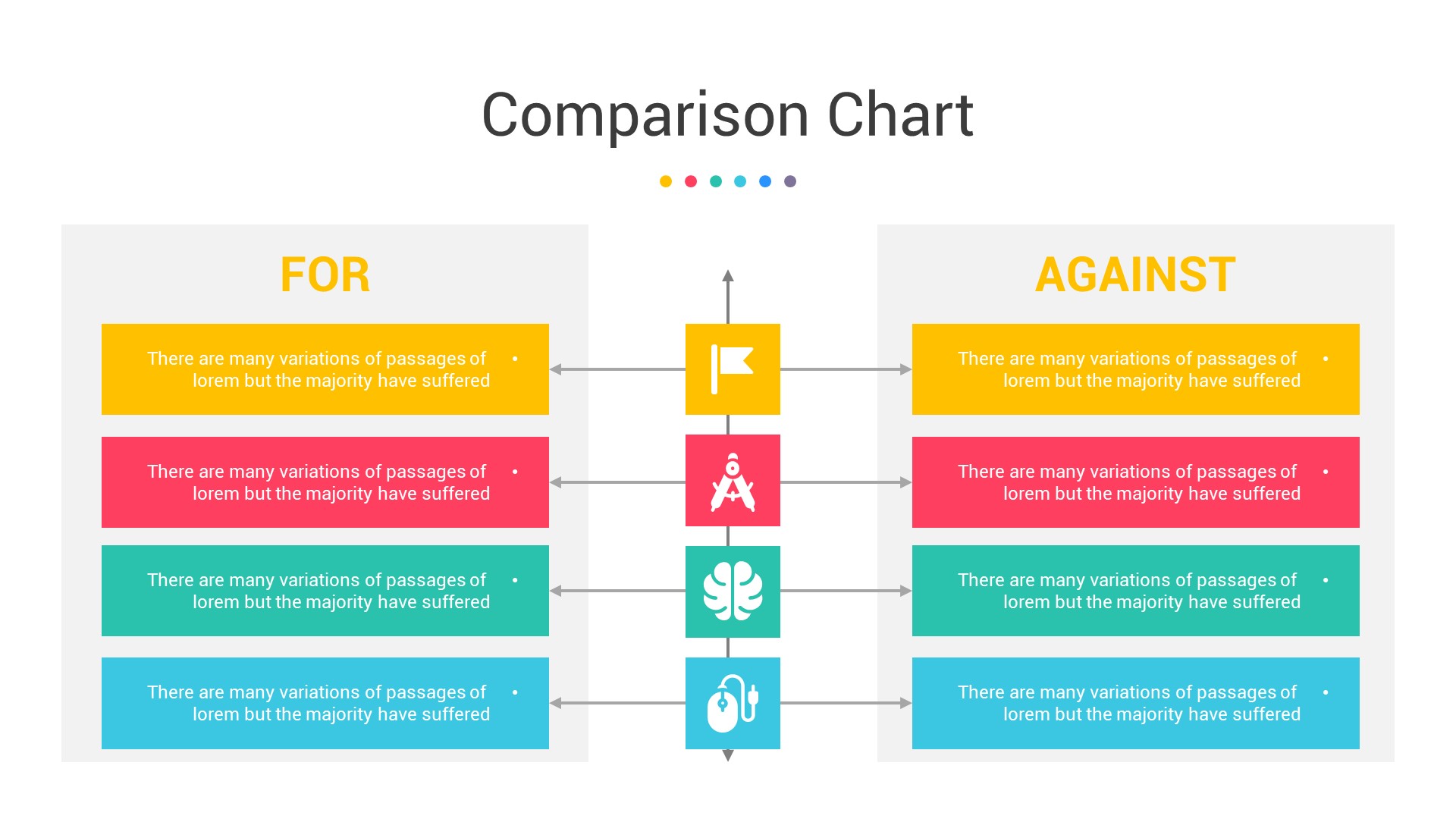 Pro-Comparison Diagram PowerPoint Template, Presentation Templates