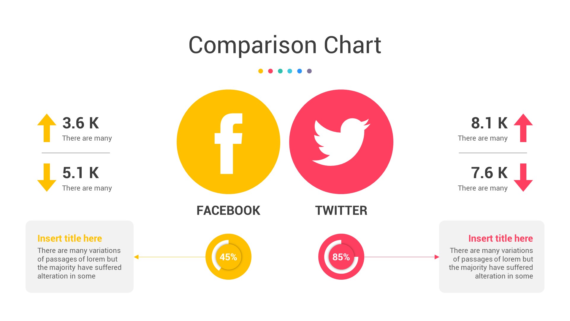Pro-Comparison Diagram PowerPoint Template, Presentation Templates