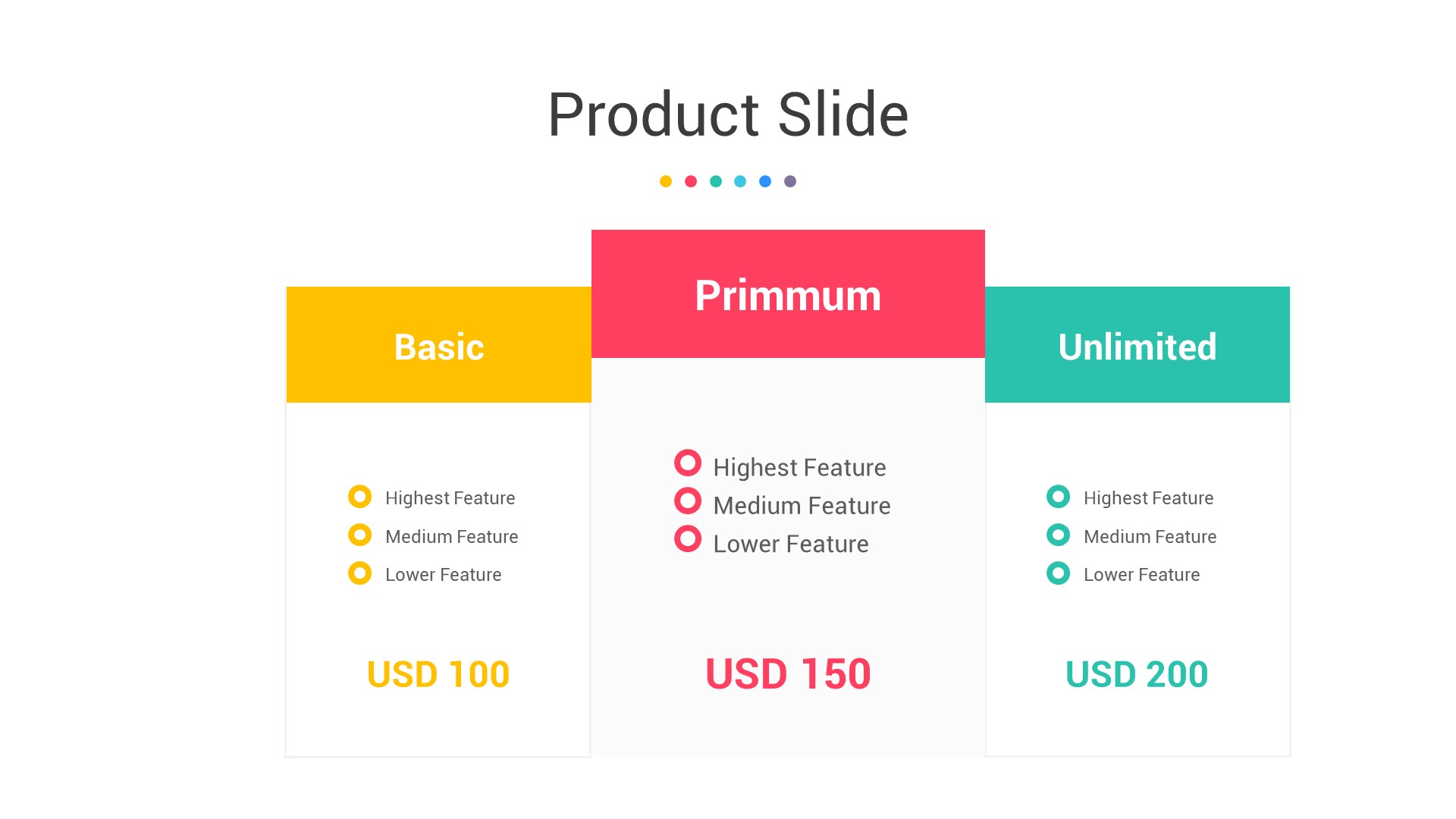 Pro-Comparison Diagram PowerPoint Template, Presentation Templates