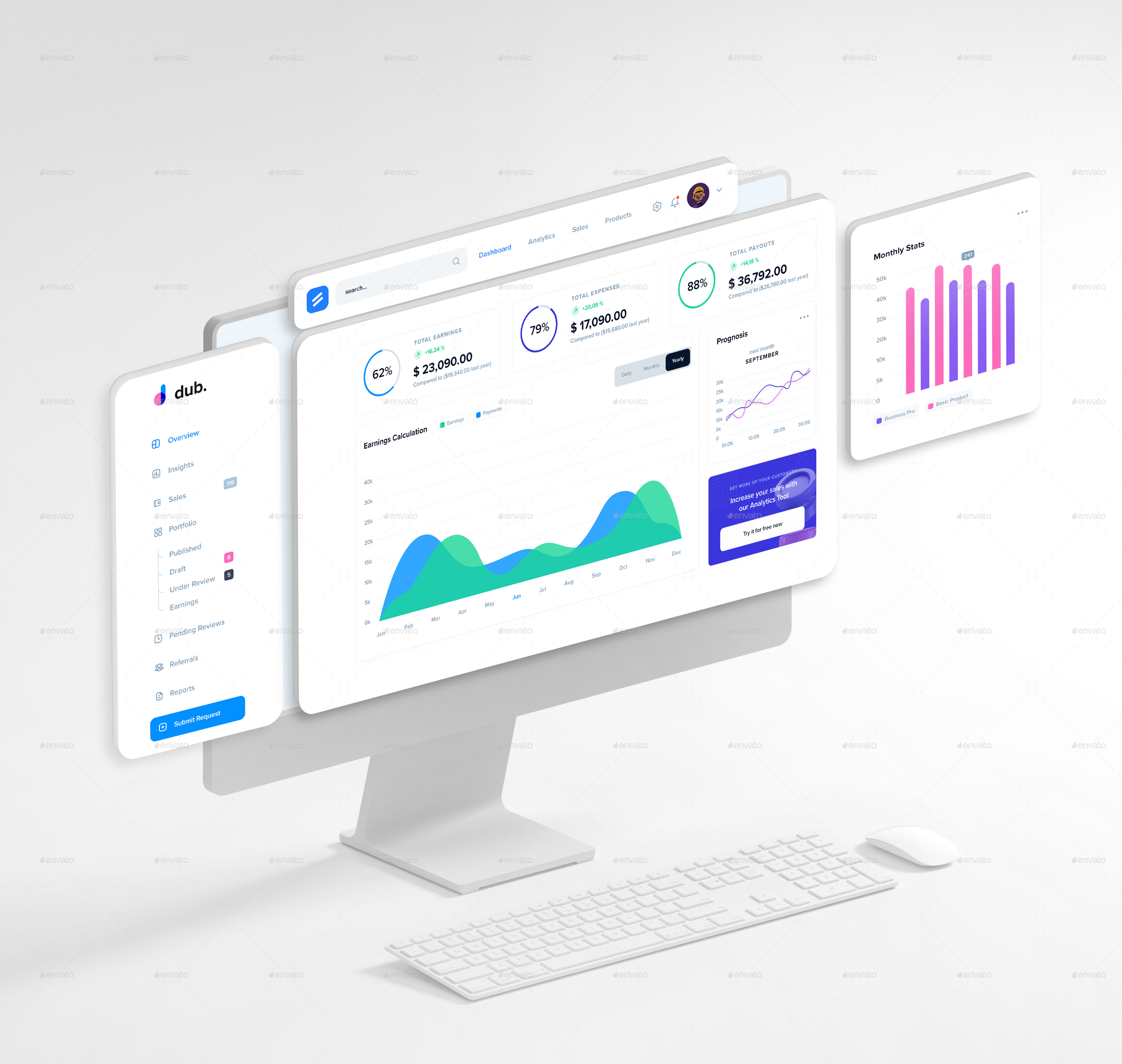 iso screen mockup, Graphics | GraphicRiver