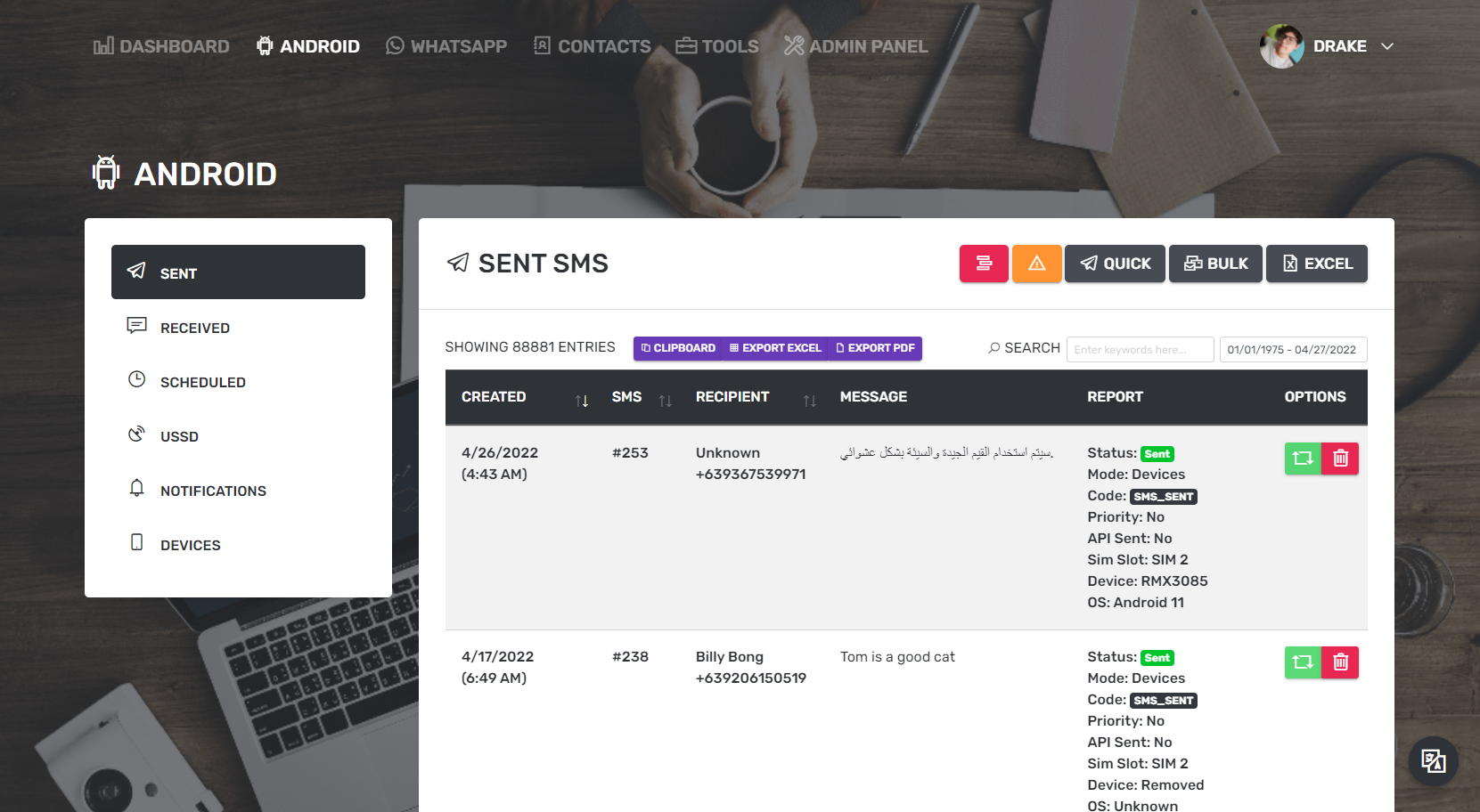 Zender - Ultimate Messaging Platform for SMS, WhatsApp & use Android ...