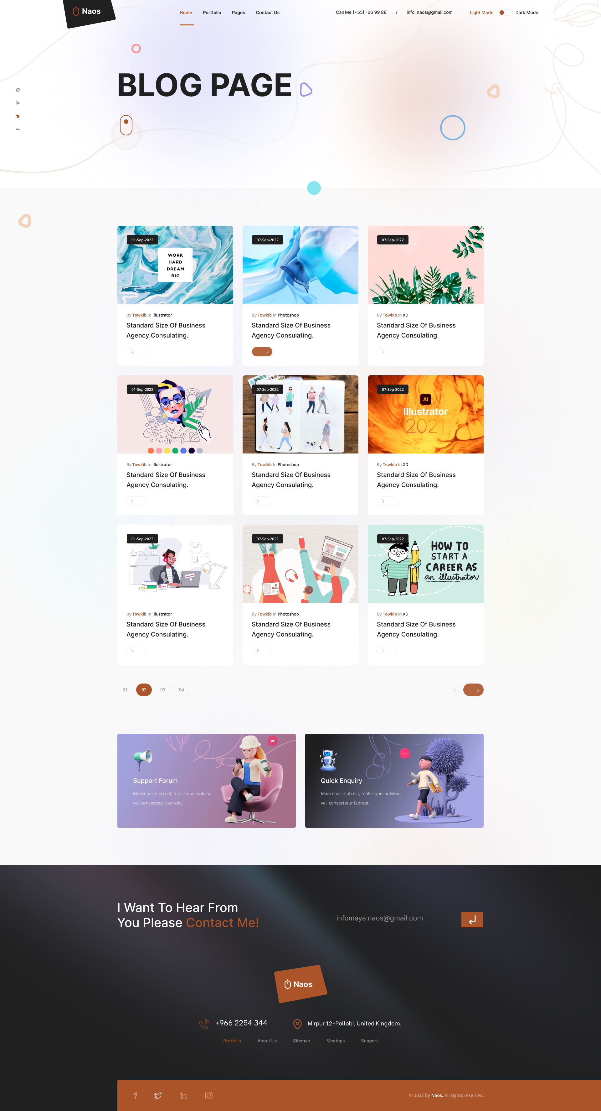 Naos - Personal Portfolio Figma Template by creativemela | ThemeForest