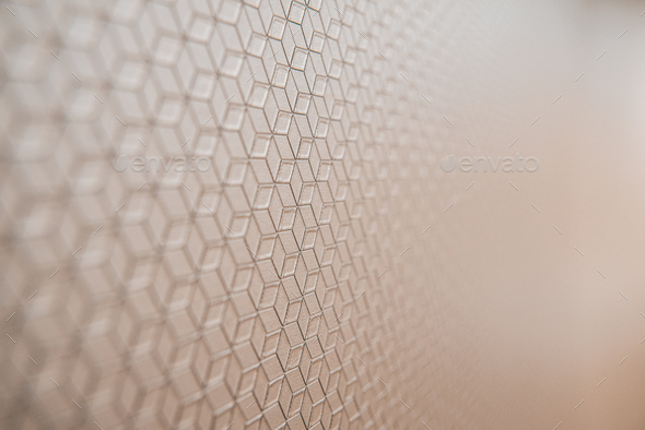 Background with soft geometric pattern focused close-up and copy space ...