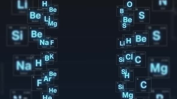 Periodic Table Motion Background, Motion Graphics | VideoHive