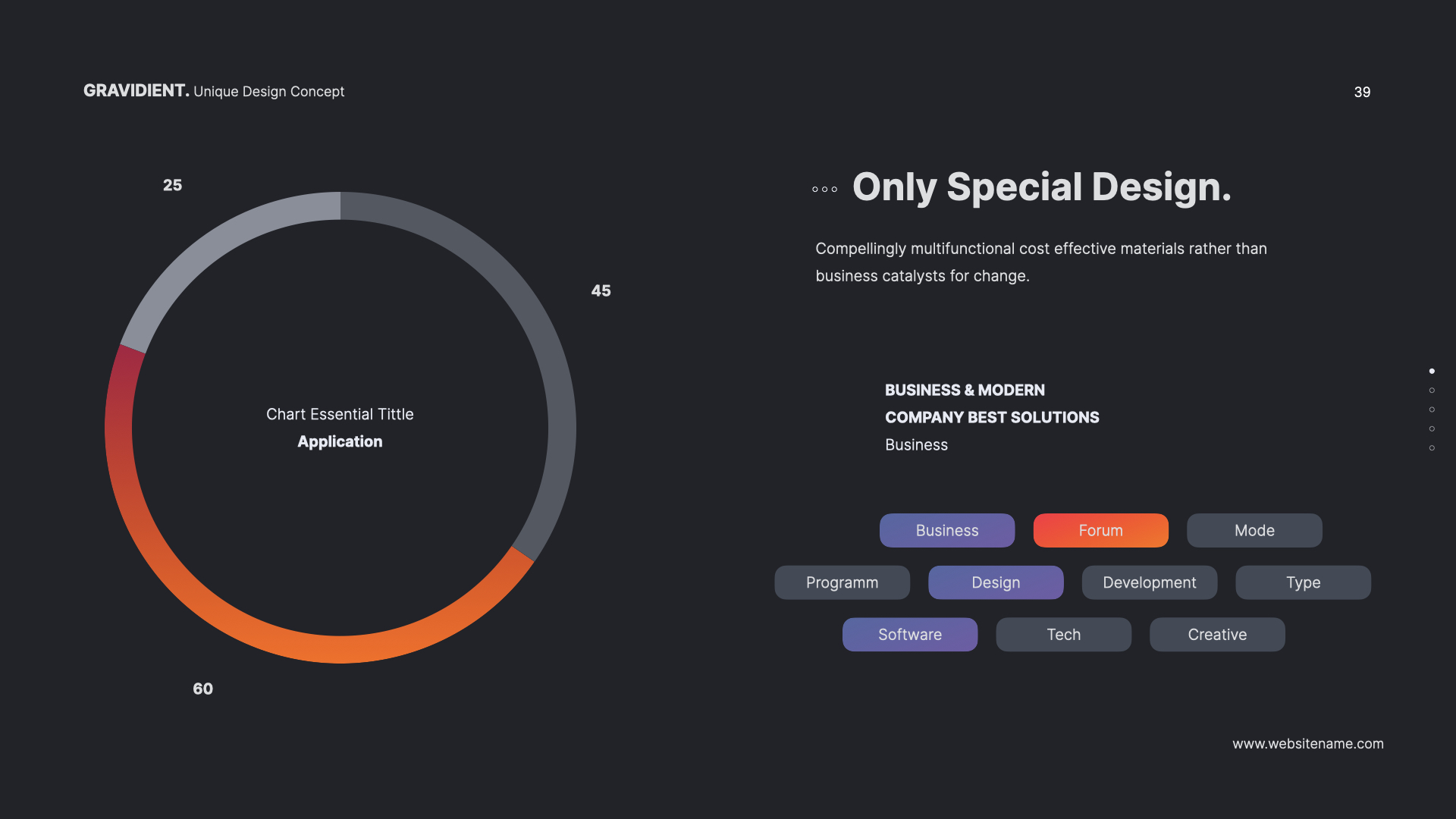 GRAVIDIENT - Minimal Presentation Template (PPTX), Presentation Templates