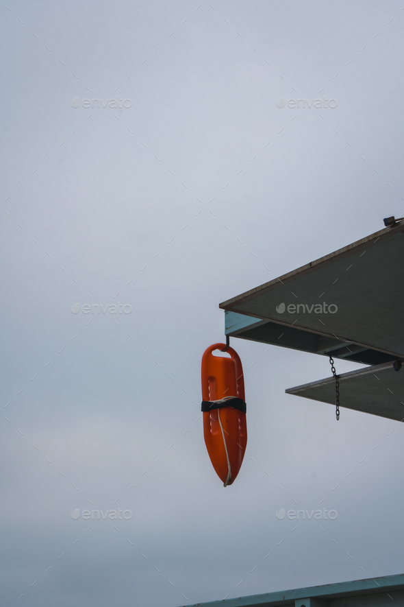 The famous lifeguards float off the coast of Malibu, California. United ...