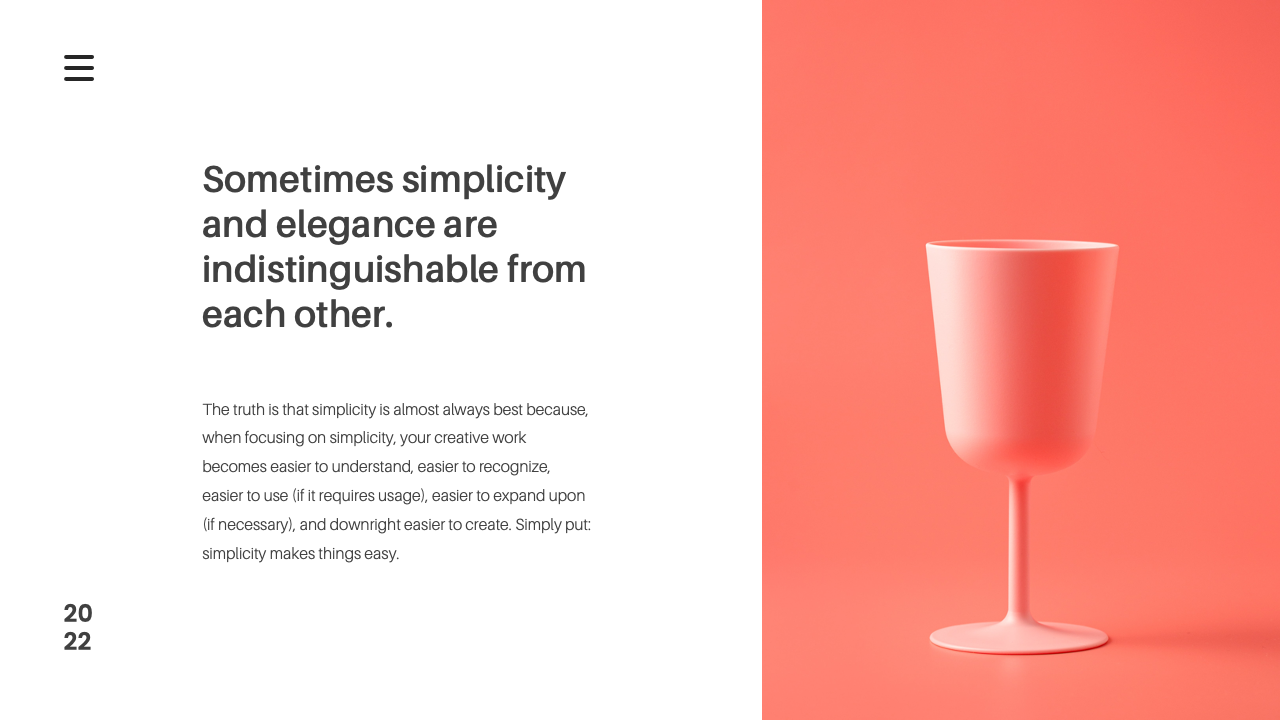 Simplicity - Clean Minimal PowerPoint Template, Presentation Templates