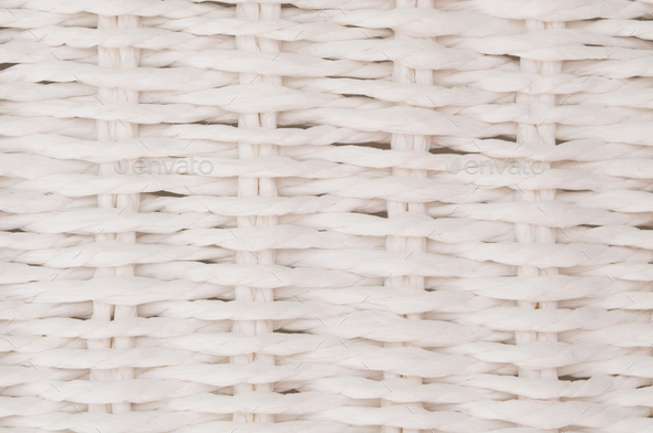 Closeup white wicker texture Stock Photo by LanaSweet | PhotoDune