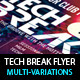 Tech Breaks Flyer Template, Print Templates | GraphicRiver