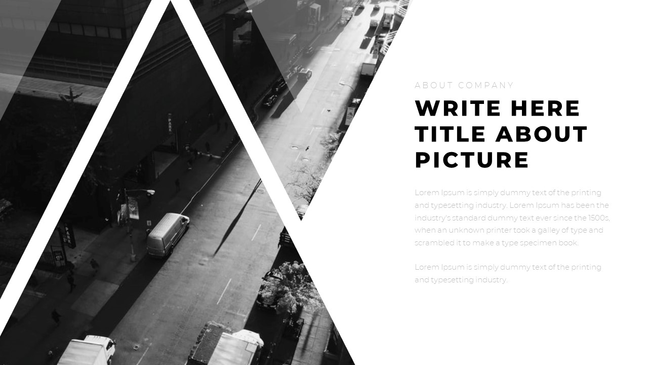 Black & White - Minimal Google SlidesTemplate, Presentation Templates