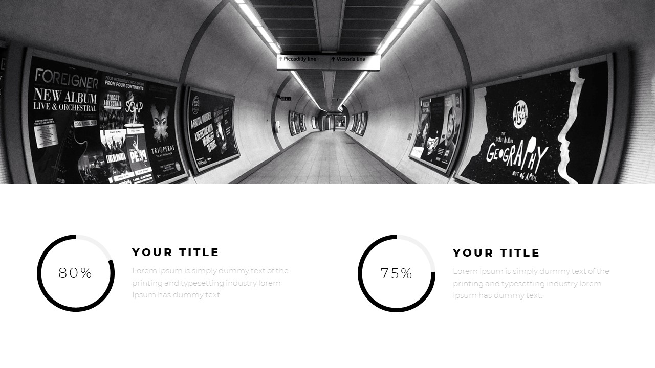Black & White - Minimal Google SlidesTemplate, Presentation Templates