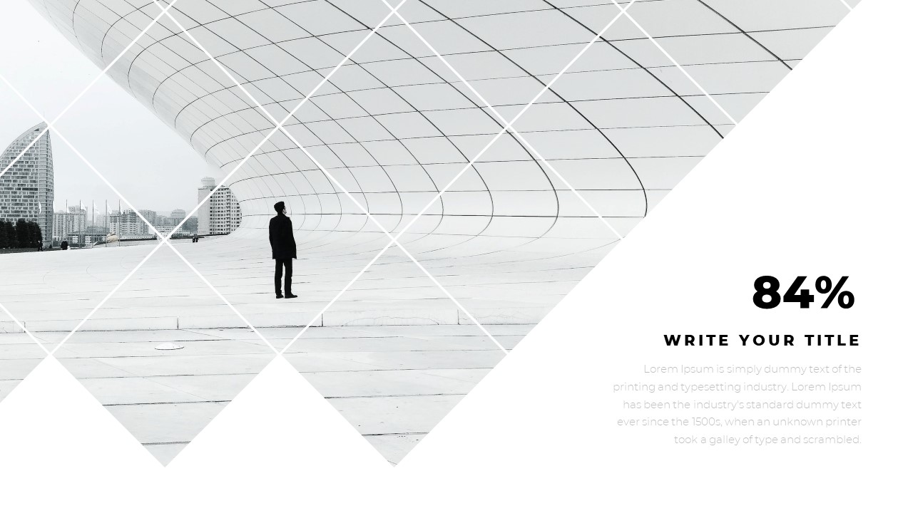 Black & White - Minimal Google SlidesTemplate, Presentation Templates