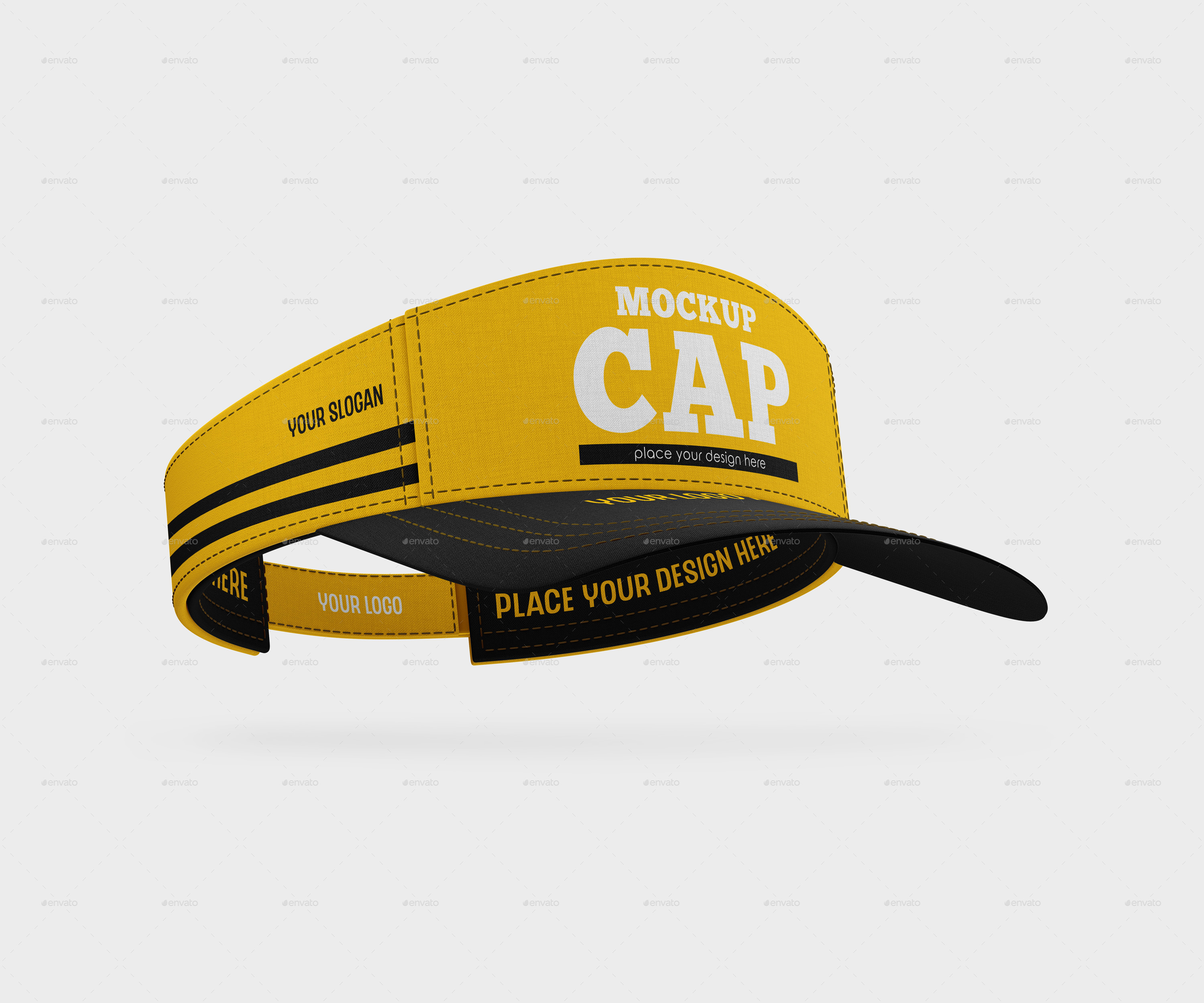 Half Cap Mockup Set, Graphics | GraphicRiver