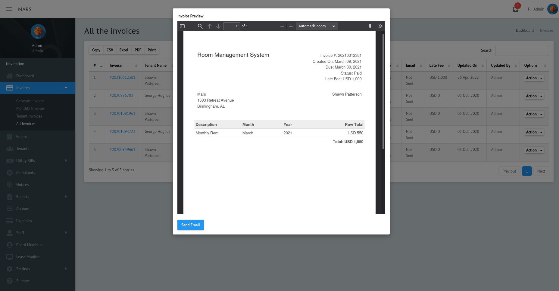Mars | Room Management System by t1m9m | CodeCanyon