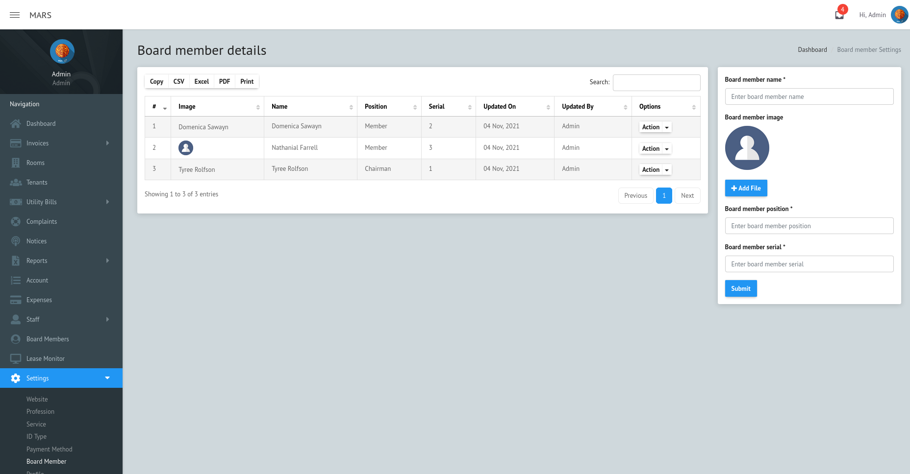 Mars | Room Management System by t1m9m | CodeCanyon