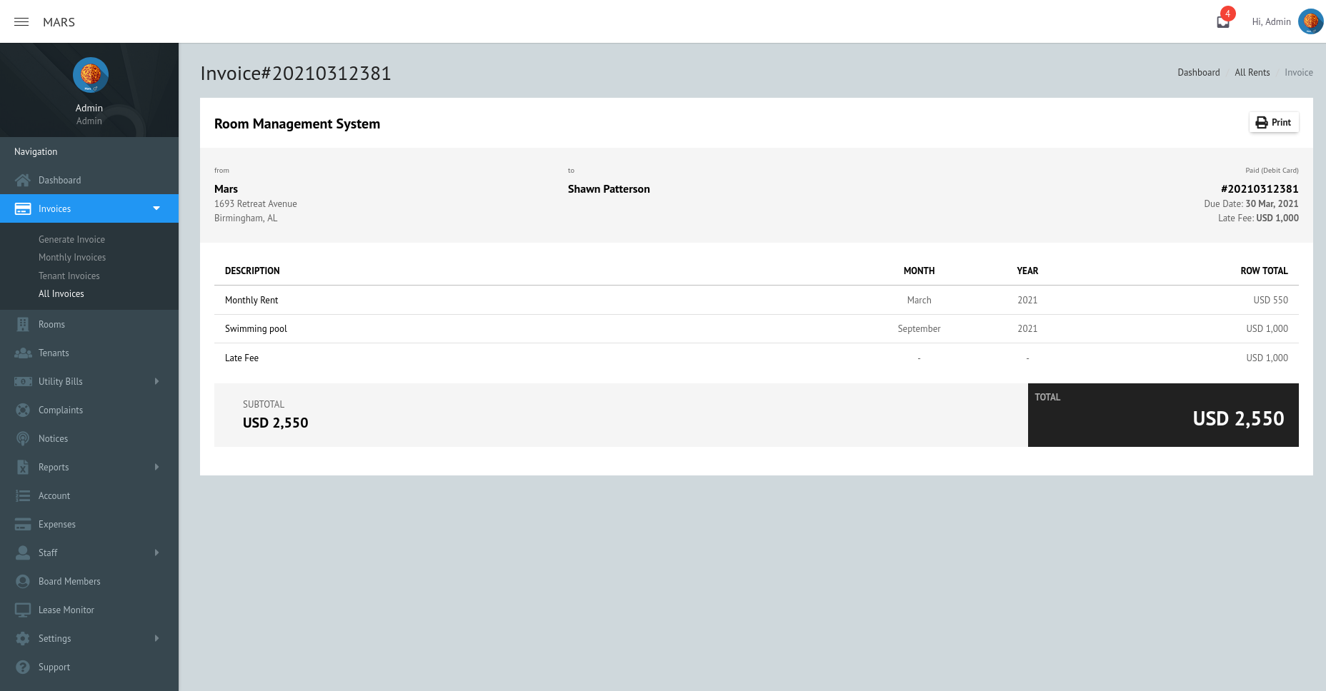 Mars | Room Management System by t1m9m | CodeCanyon