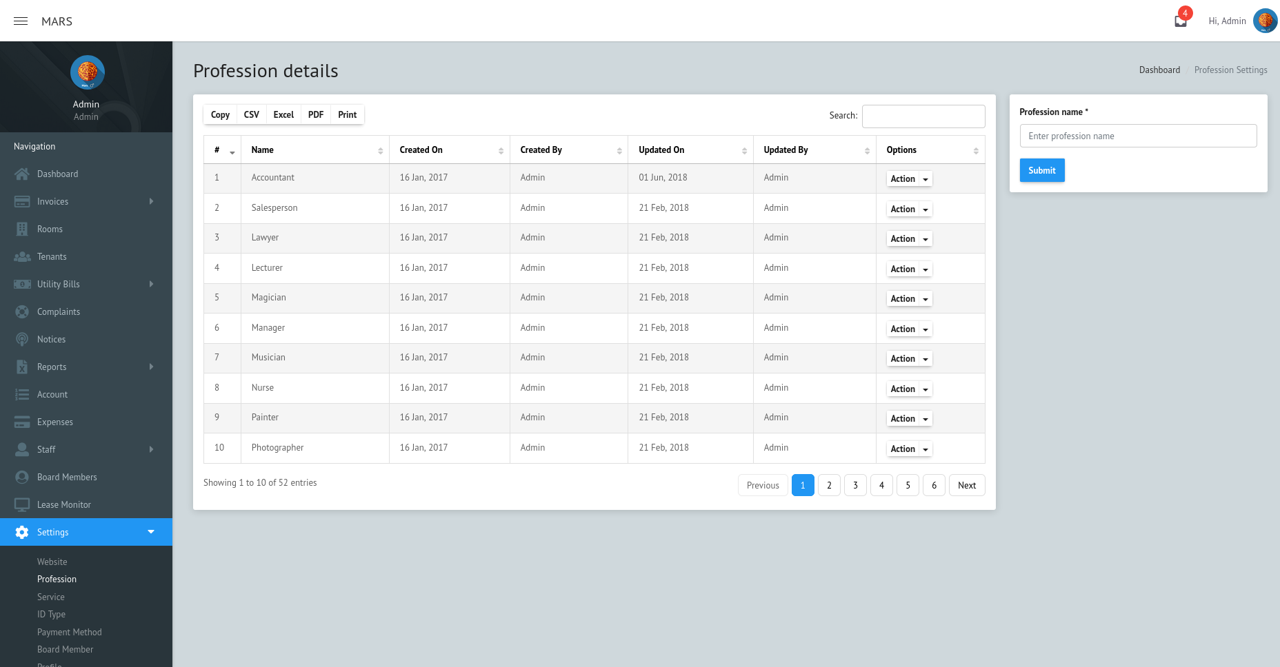 Mars | Room Management System by t1m9m | CodeCanyon