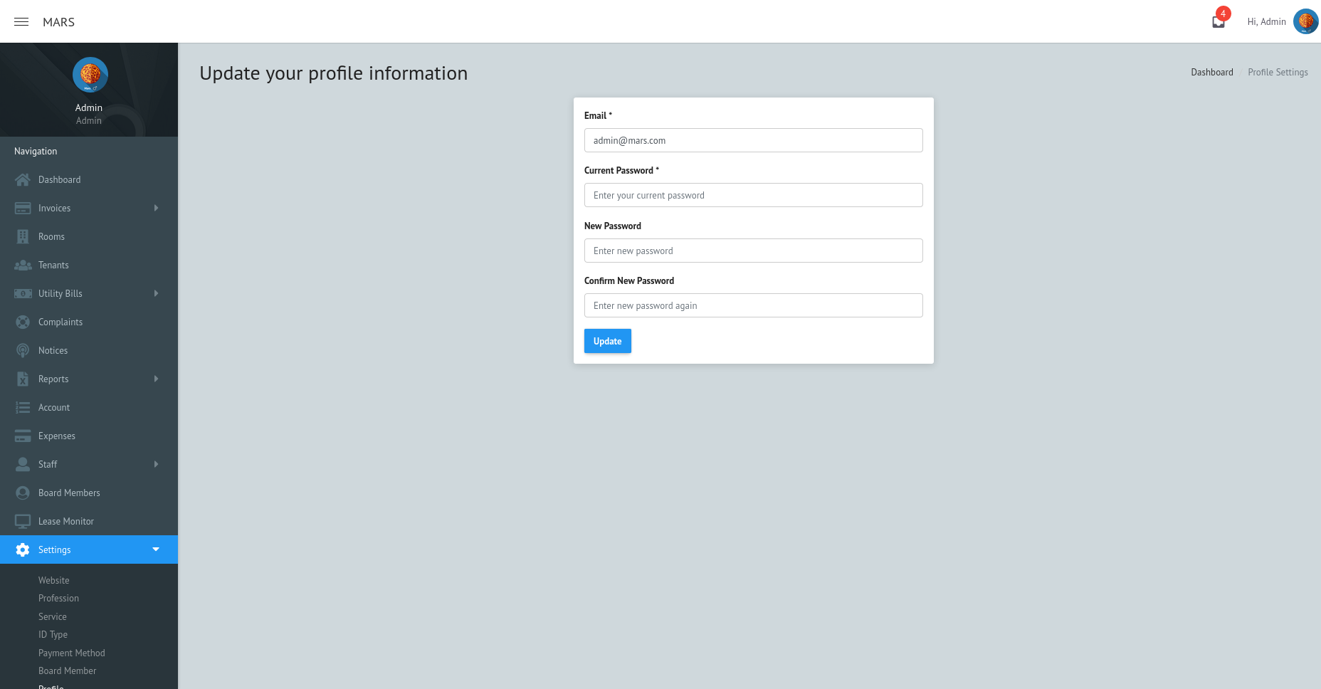 Mars | Room Management System by t1m9m | CodeCanyon