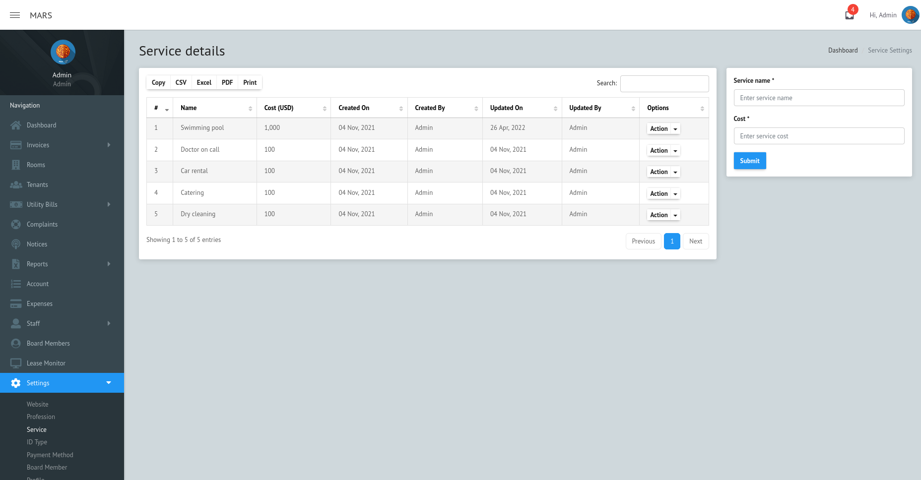 Mars | Room Management System by t1m9m | CodeCanyon