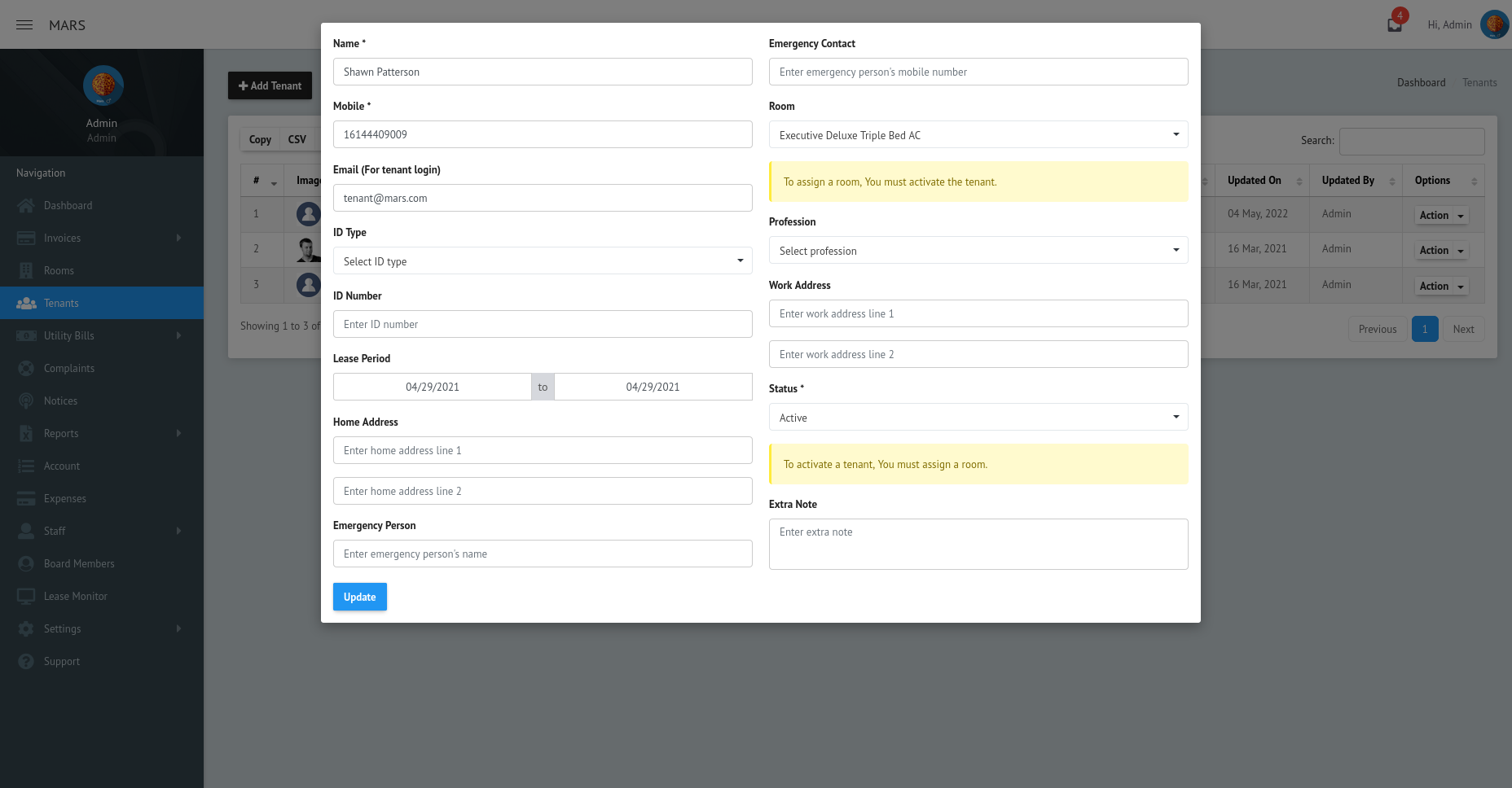 Mars | Room Management System by t1m9m | CodeCanyon