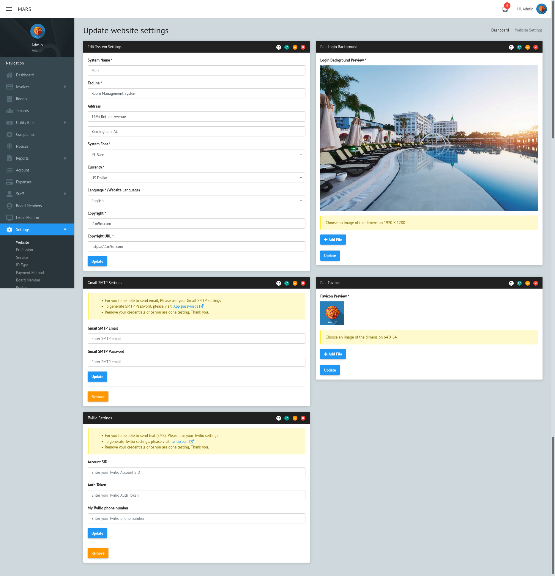 Mars | Room Management System by t1m9m | CodeCanyon