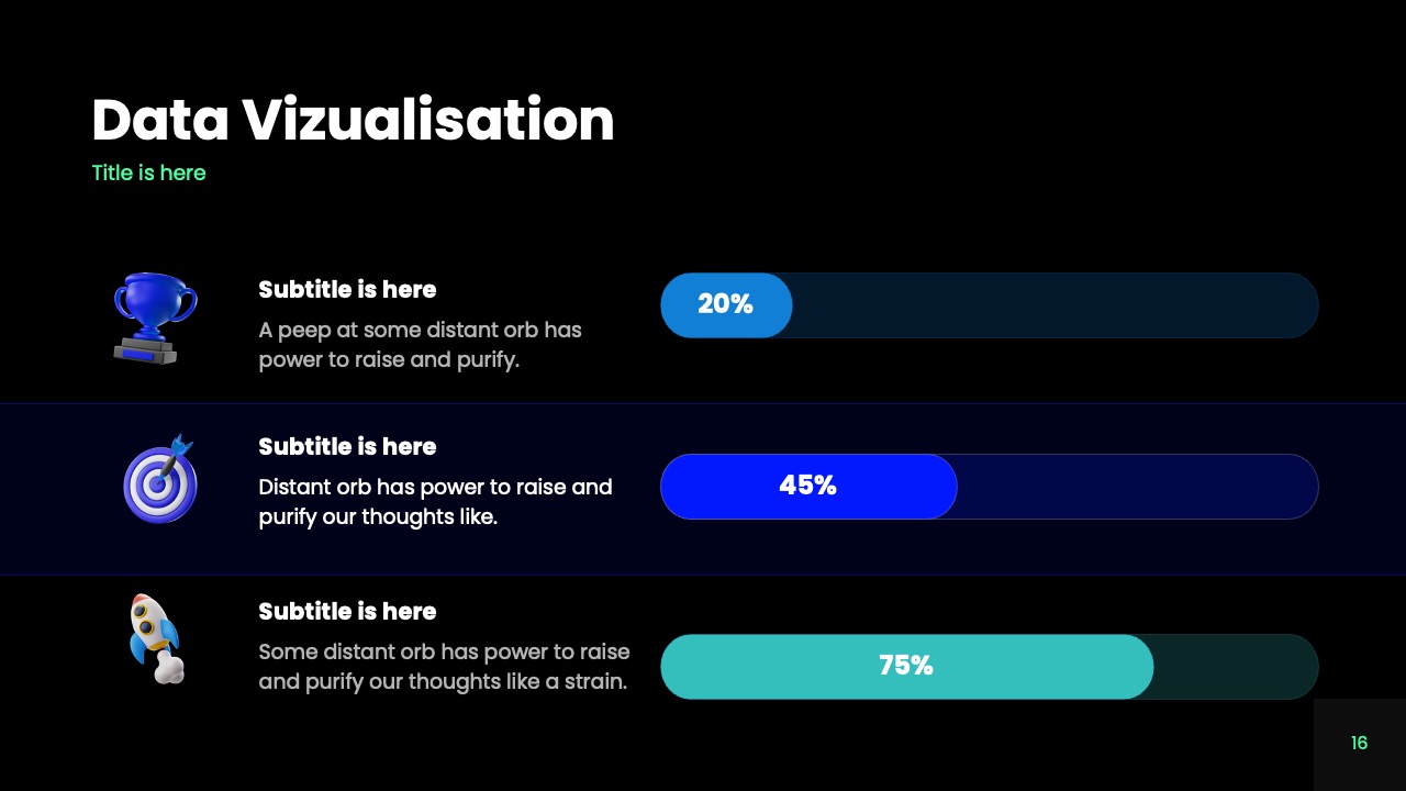 Data Visualization - PowerPoint Presentation, Presentation Templates