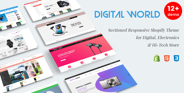 Digital World - Sectioned Responsive Shopify Theme for Electronics & Hi ...