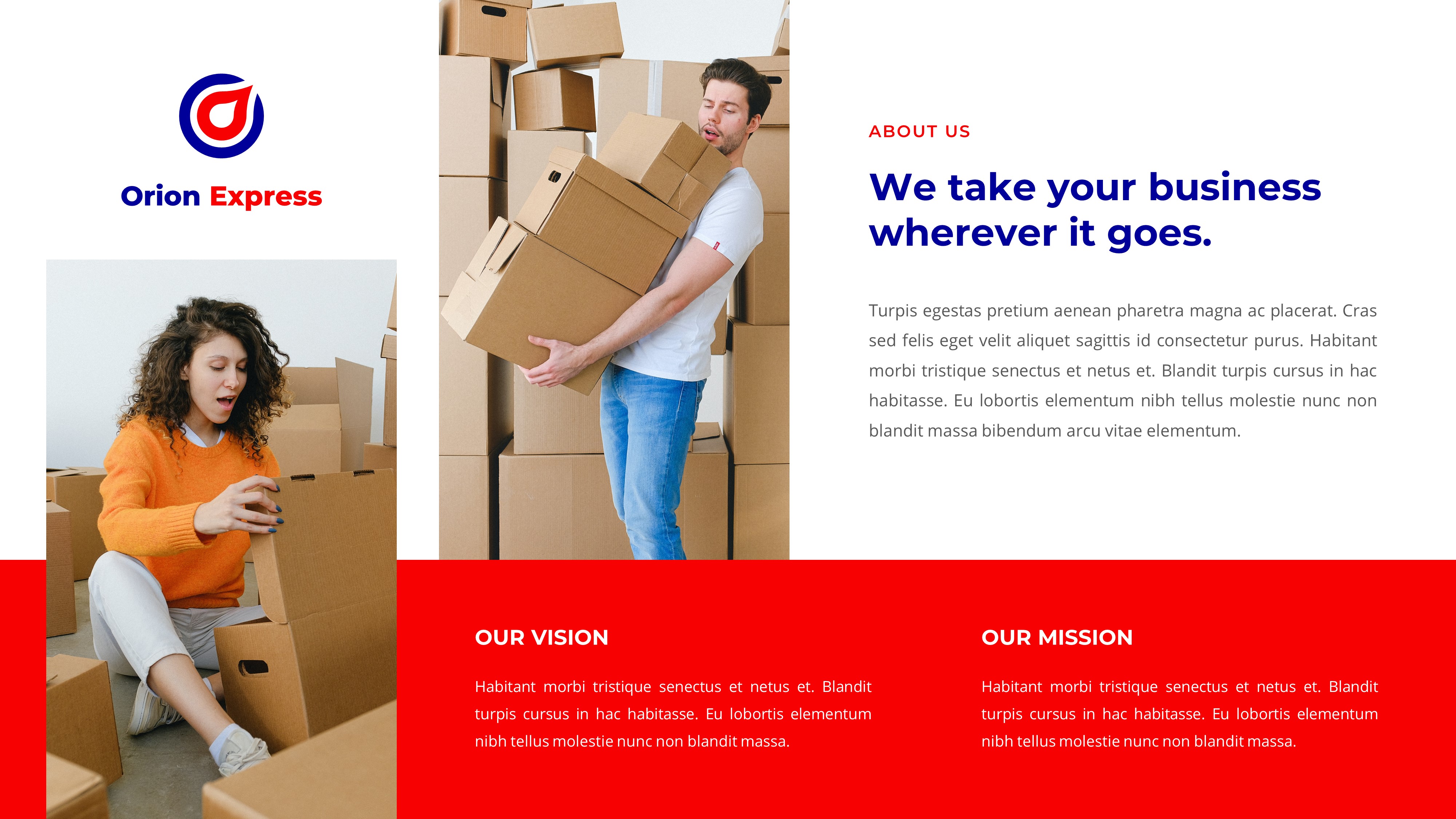 Orion Express - Logistic & Shipping Service Keynote Presentation ...