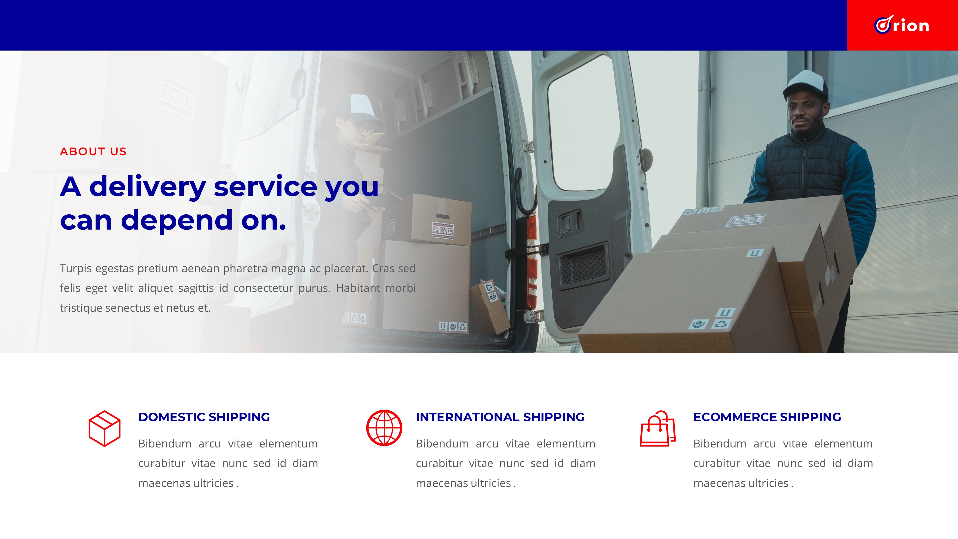 Orion Express - Logistic & Shipping Service Keynote Presentation ...