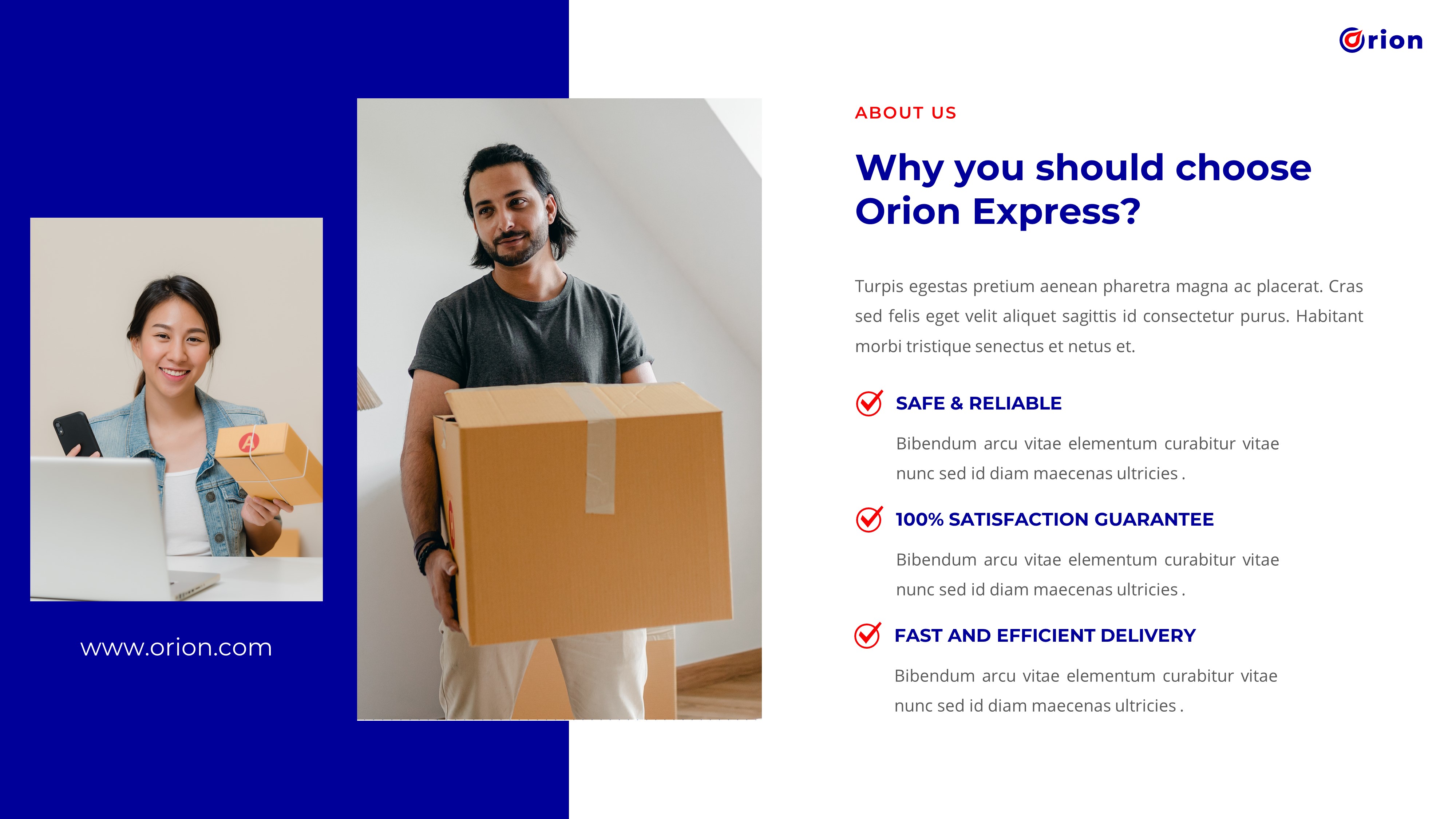 Orion Express - Logistic & Shipping Service Keynote Presentation ...