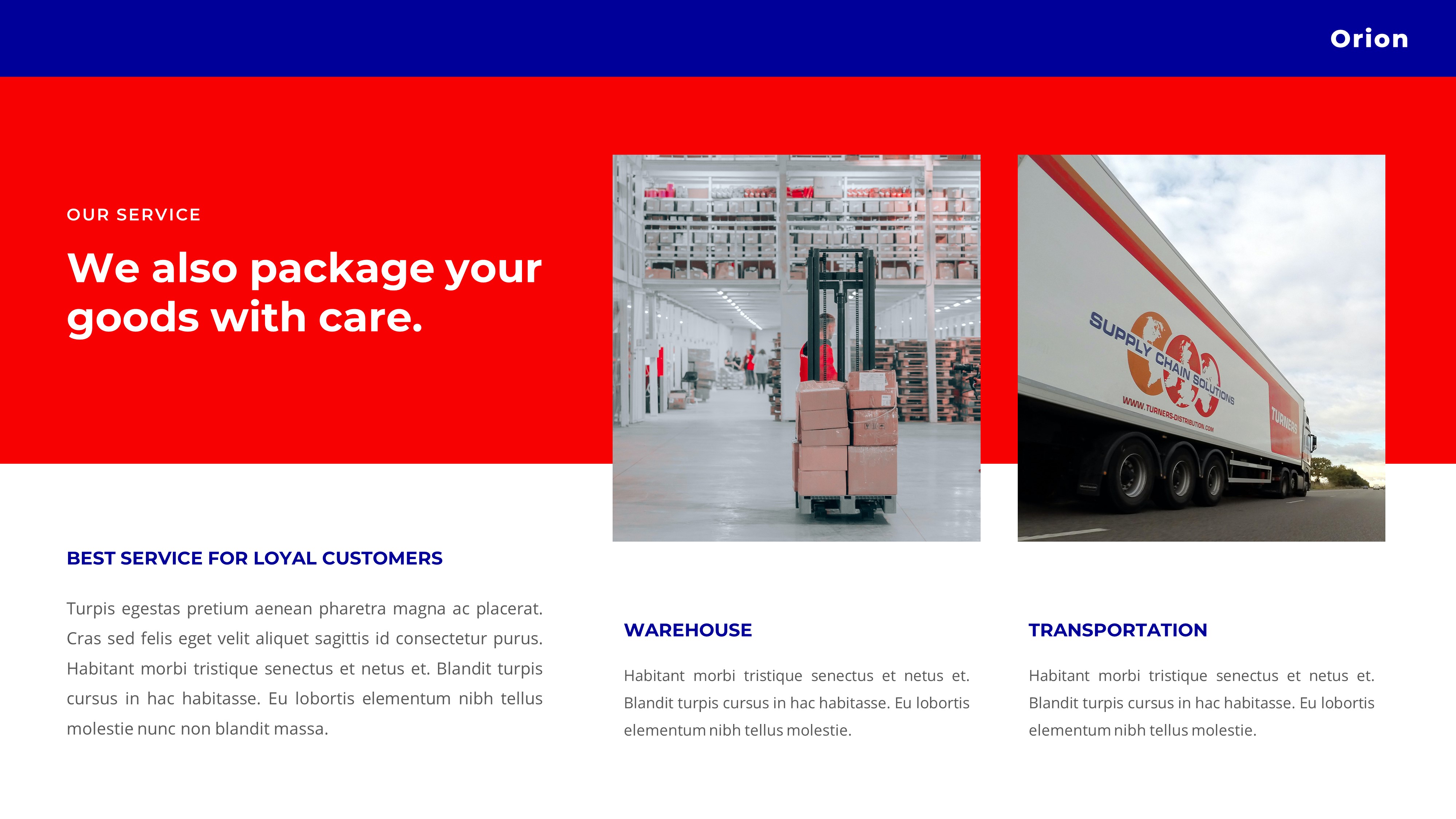 Orion Express - Logistic & Shipping Service Keynote Presentation ...