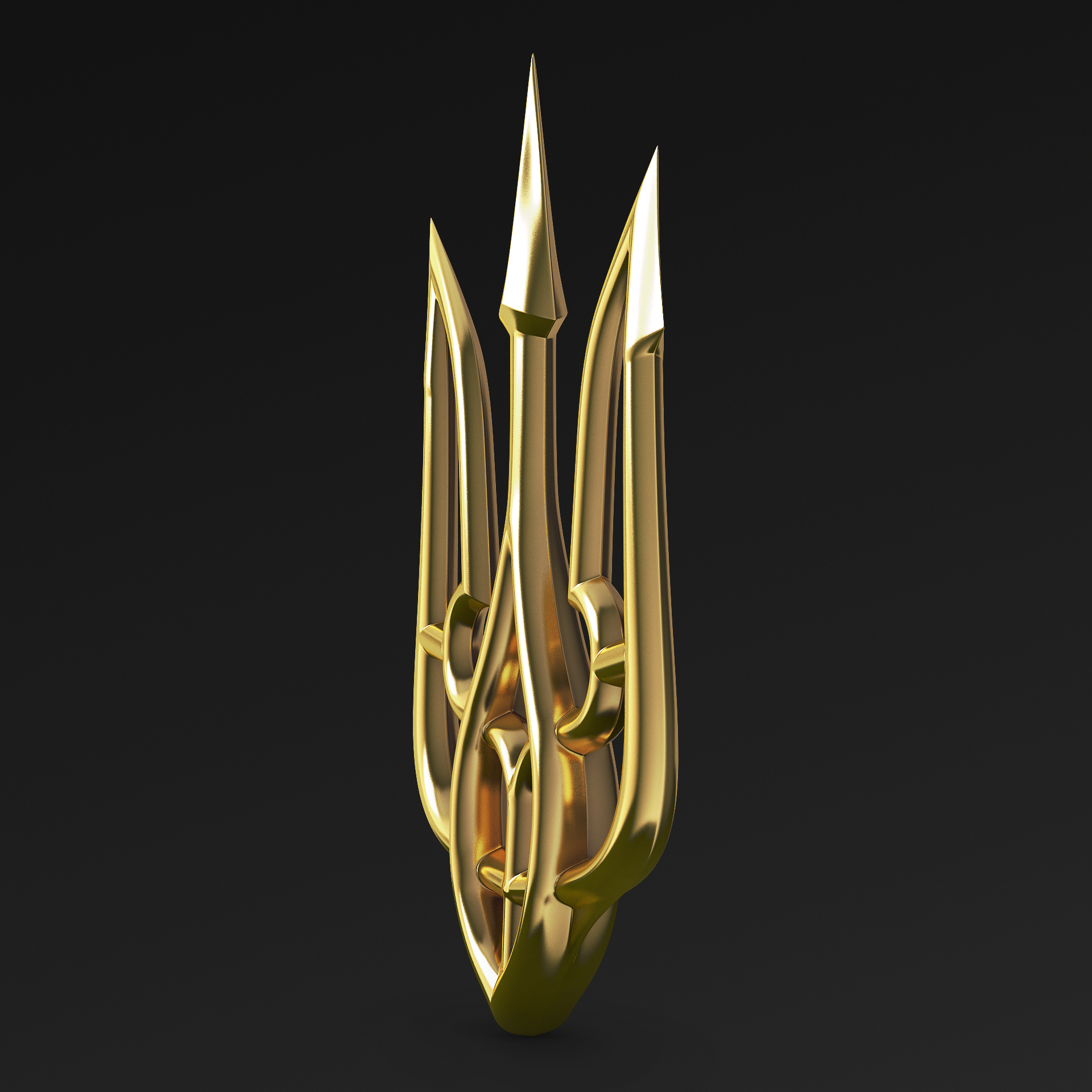 Stylized Ukrainian Tryzub M 2 by Zurel | 3DOcean