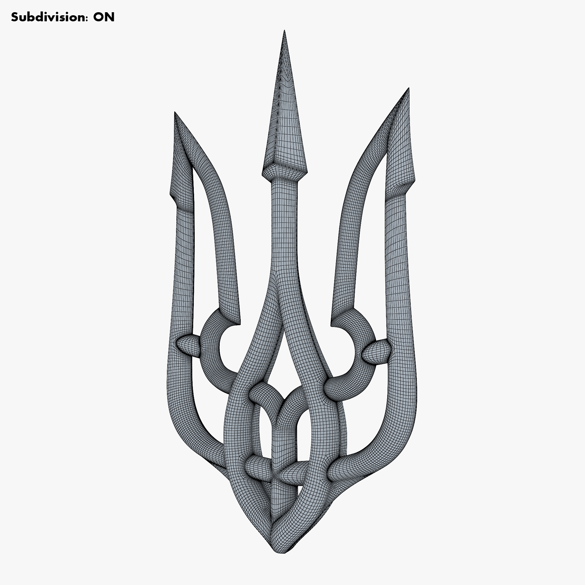 Stylized Ukrainian Tryzub M 2 by Zurel | 3DOcean