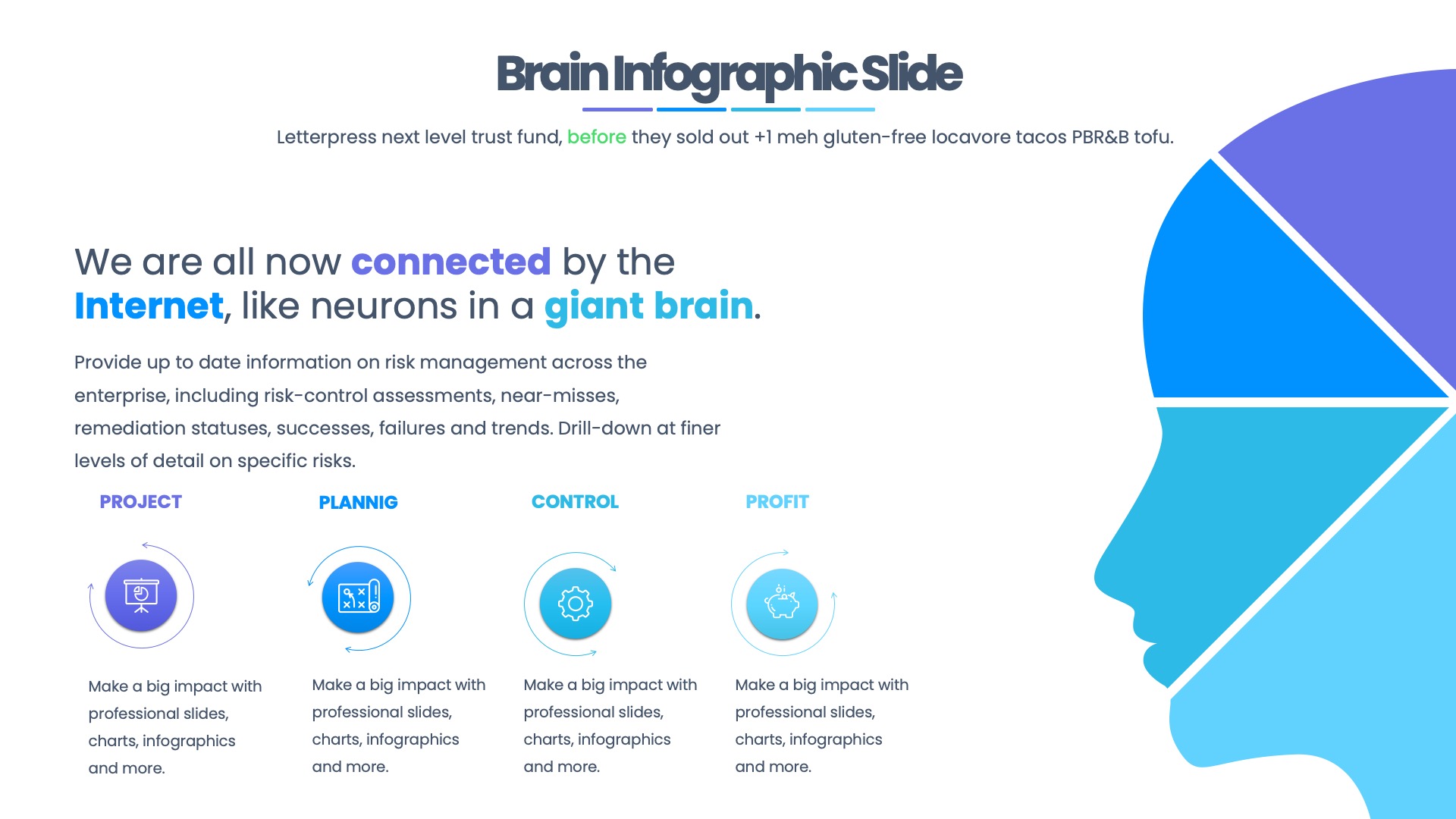 BRAIN - PowerPoint Infographics Slides, Presentation Templates ...