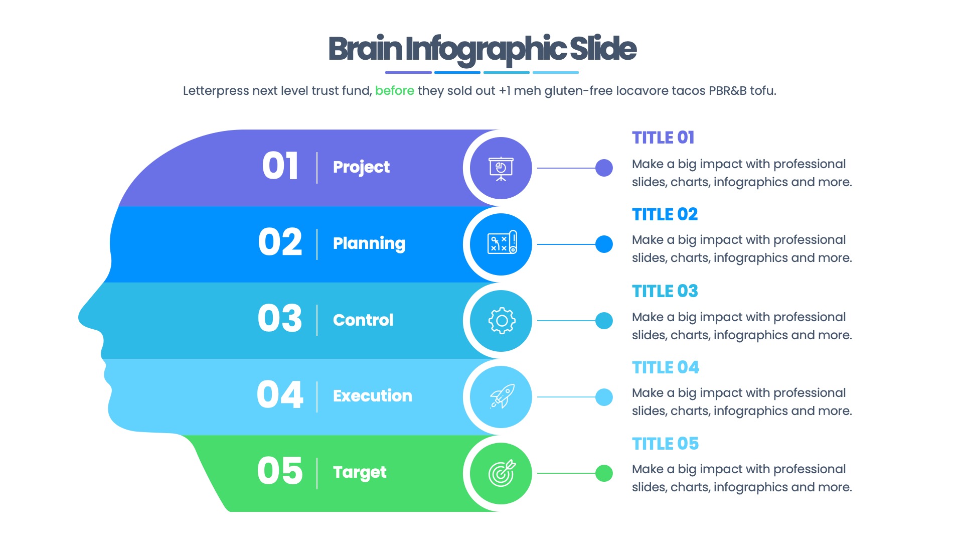 BRAIN - PowerPoint Infographics Slides, Presentation Templates ...