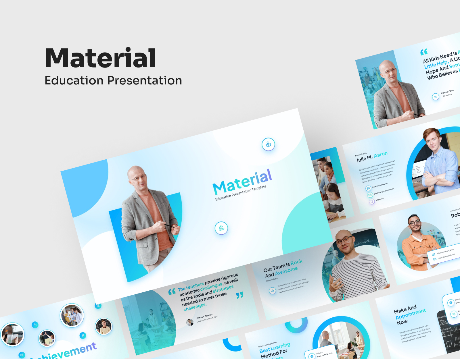Material - Education PowerPoint Presentation, Presentation Templates