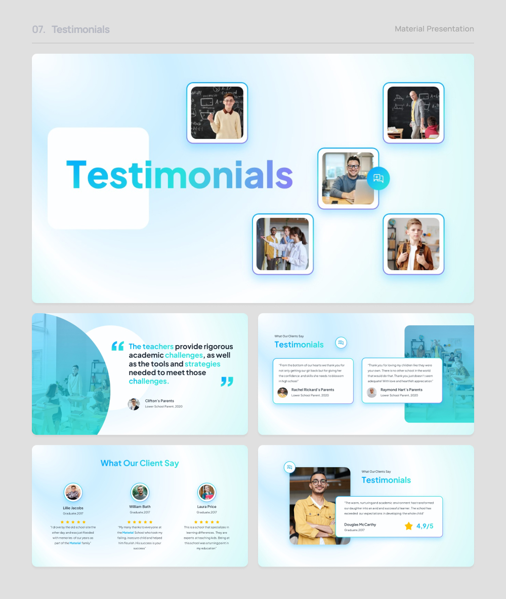 Material - Education PowerPoint Presentation, Presentation Templates