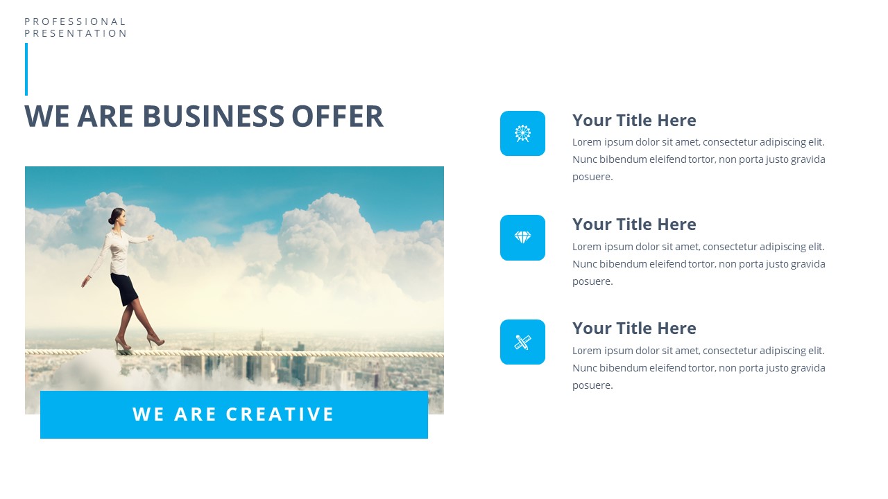 Business Offer Powerpoint Presentation Template, Presentation Templates