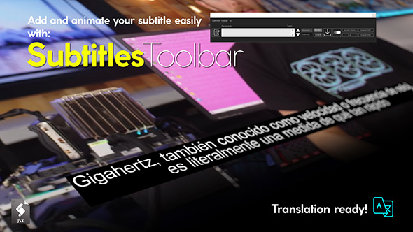 Subtitles Toolbar, Add Ons | VideoHive
