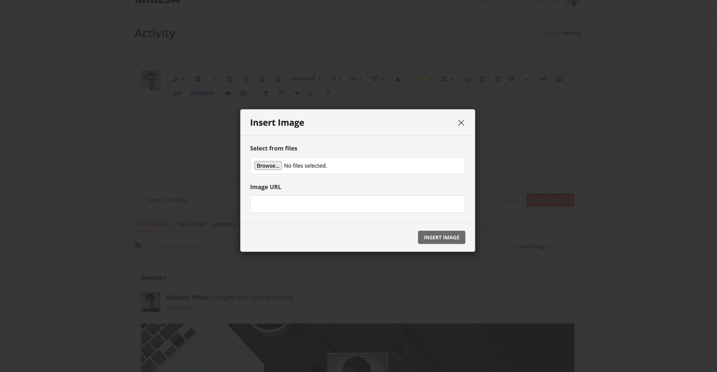 Miresa - WordPress Rich Text Editor For BuddyPress by egemenerd | CodeCanyon
