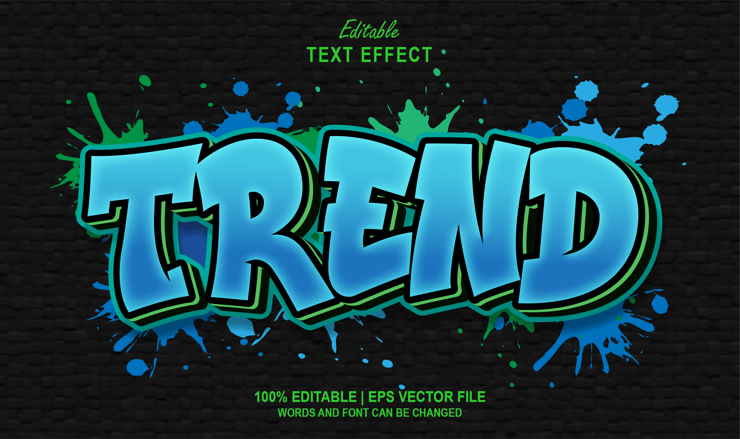 10 Text Effect Style Graffiti Vol. 1, Add-ons | GraphicRiver