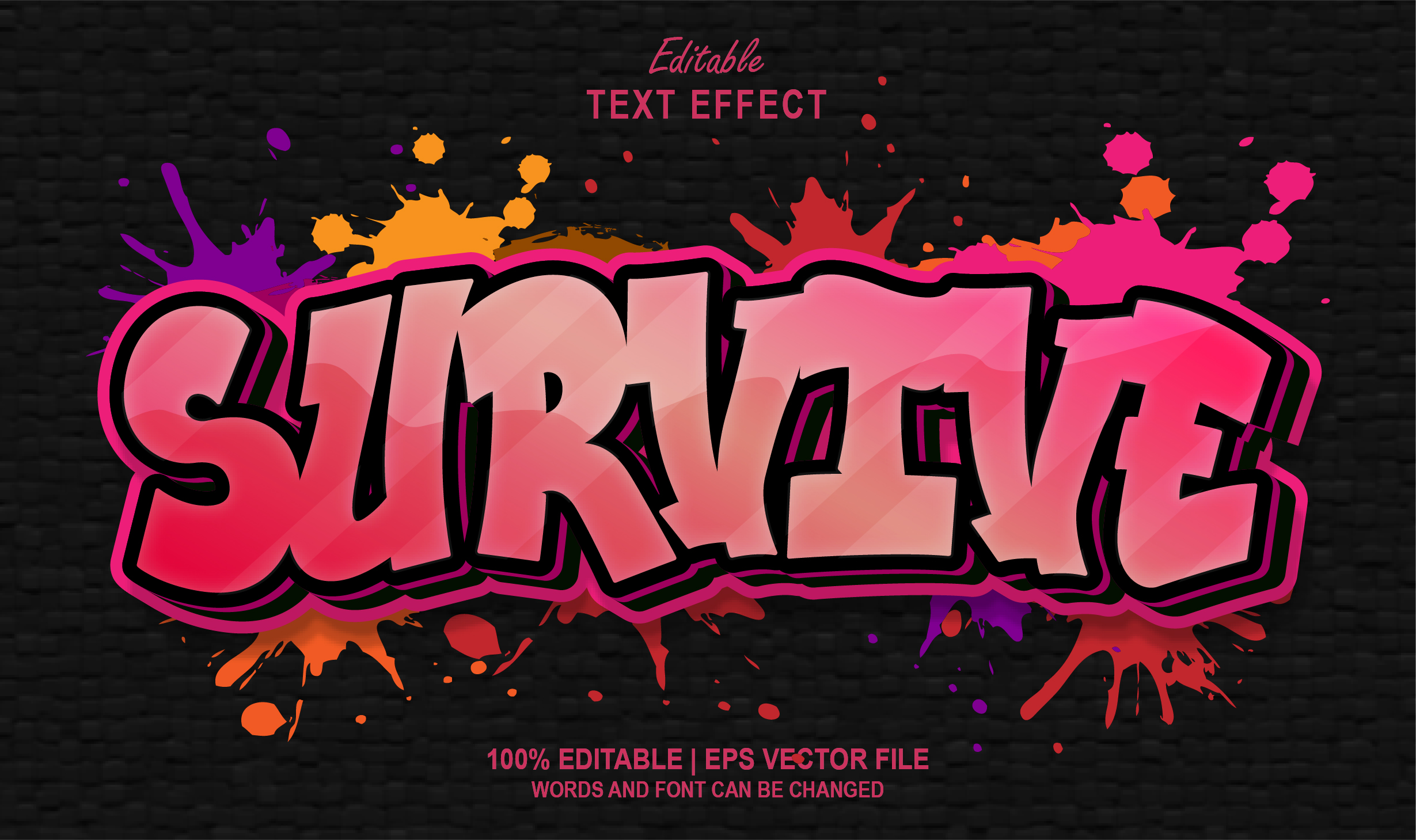 10 Text Effect Style Graffiti Vol. 1, Add-ons | GraphicRiver