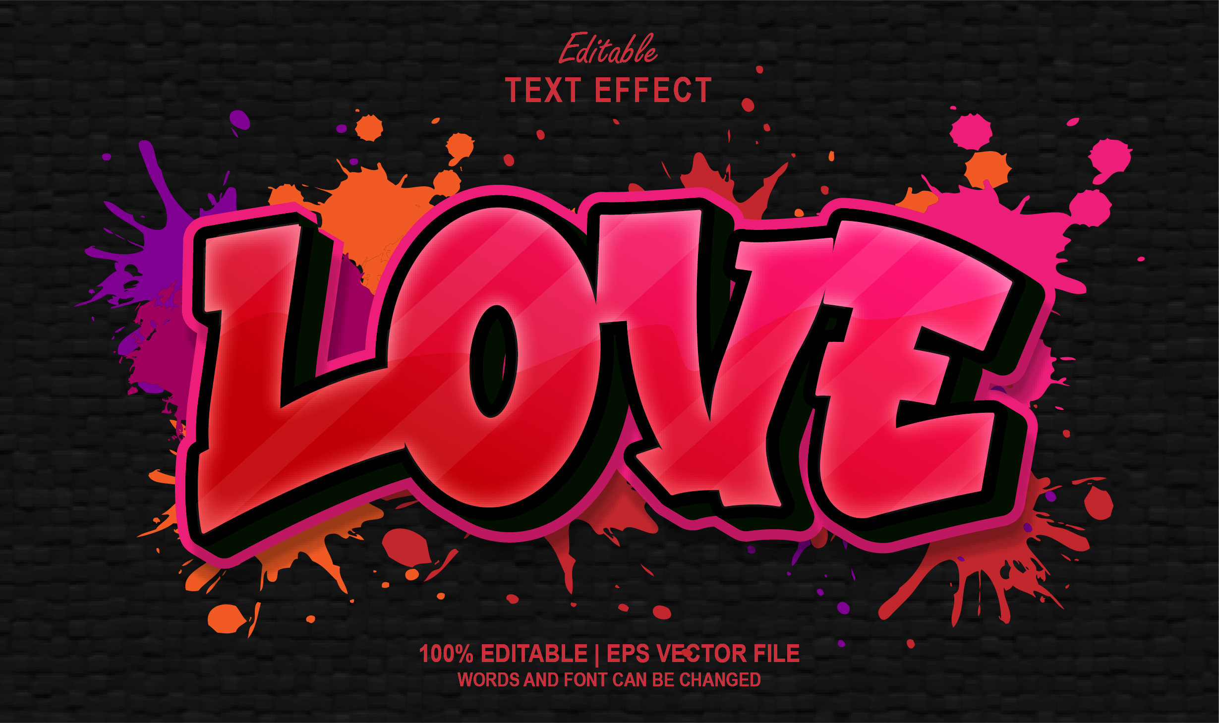 10 Text Effect Style Graffiti Vol. 1, Add-ons | GraphicRiver