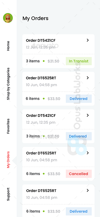 Multi Restaurant Food Ordering App UI Kit| Online Food App UI Kit| Best ...