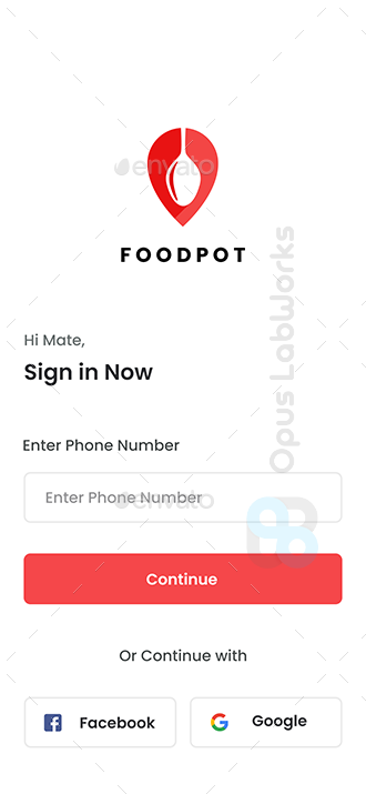 Multi Restaurant Food Ordering App UI Kit| Online Food App UI Kit| Best ...