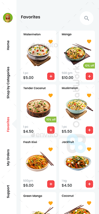 Multi Restaurant Food Ordering App UI Kit| Online Food App UI Kit| Best ...