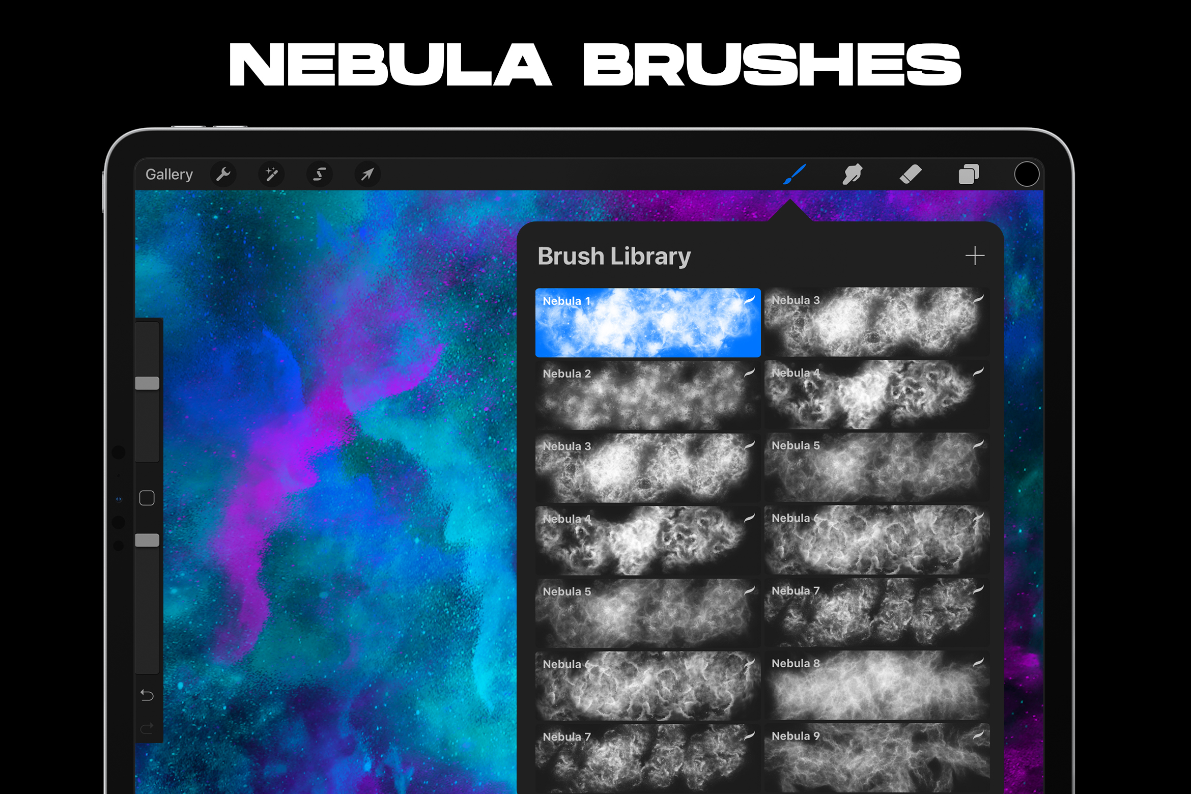 Procreate Universe Space Brushes, Add-ons | GraphicRiver