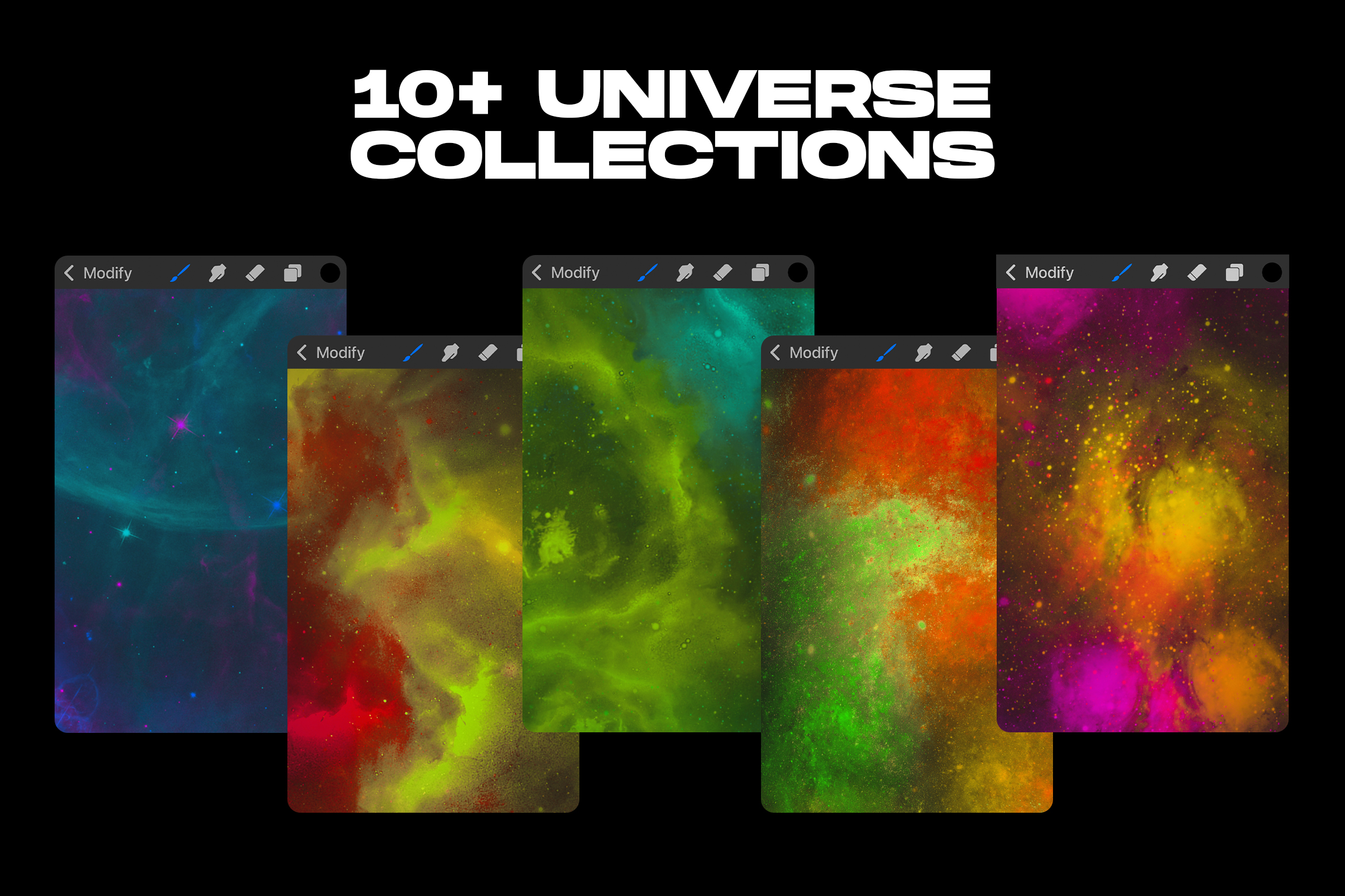 Procreate Universe Space Brushes, Add-ons | GraphicRiver